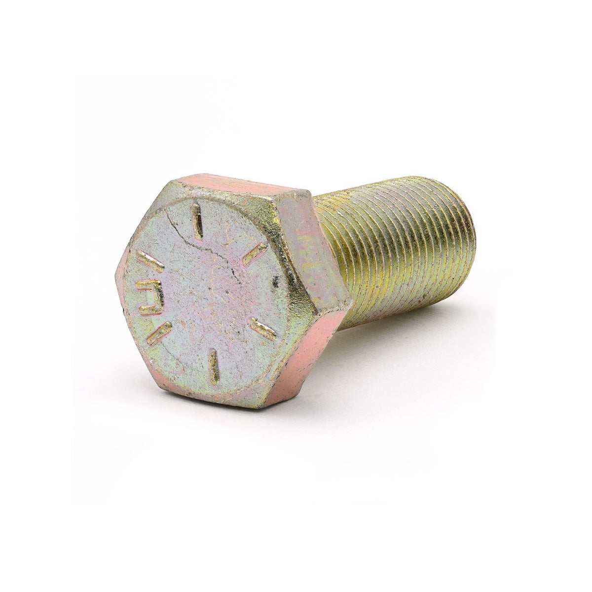 Grade 8 Yellow Zinc Hex Tap Bolts — The Fastener Depot