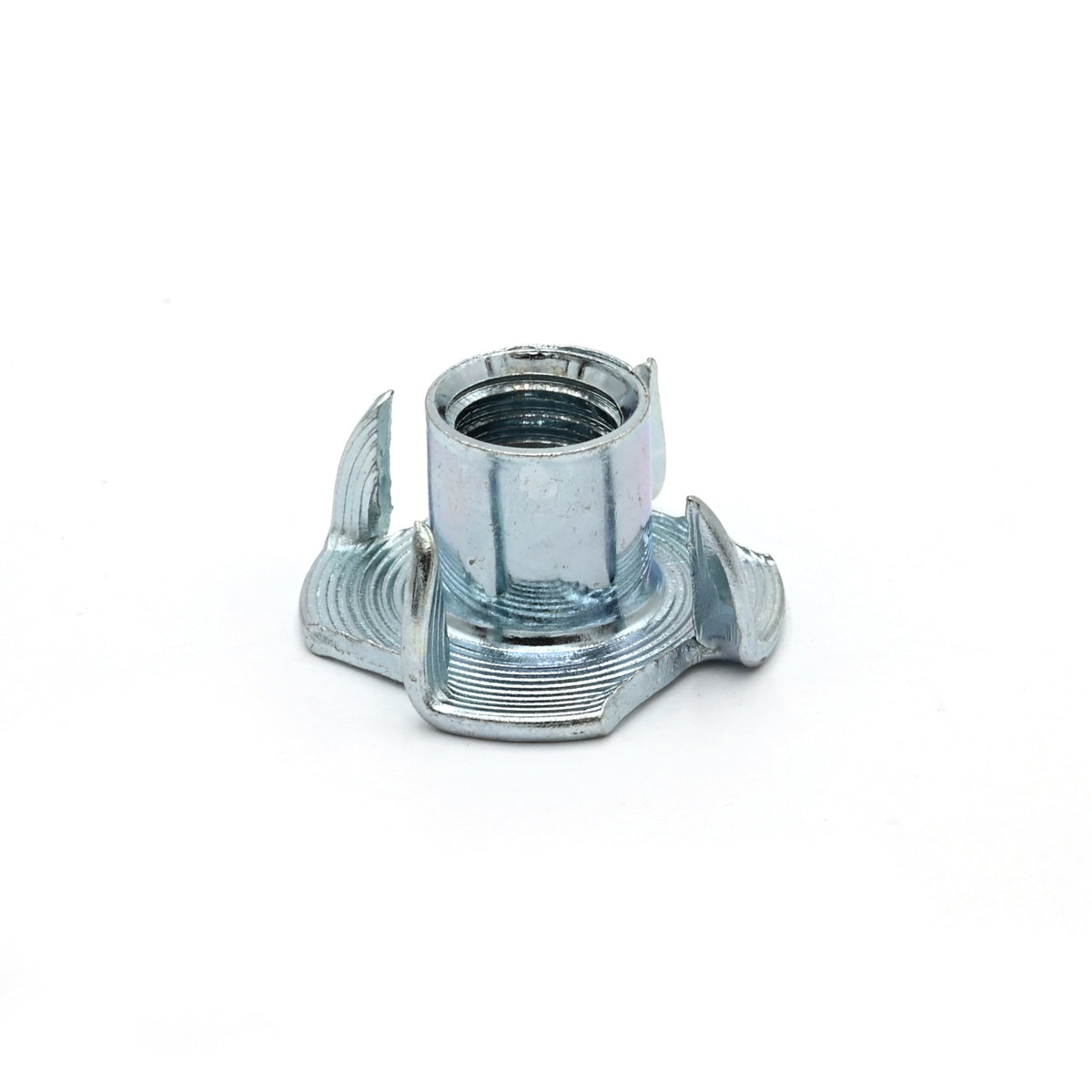 Zinc Plated Steel Tee Nut Insert For Wood — The Fastener Depot
