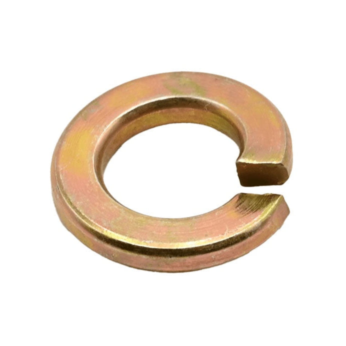 Thru Hardened Zinc Yellow Chromate Split Lock Washer — The Fastener Depot