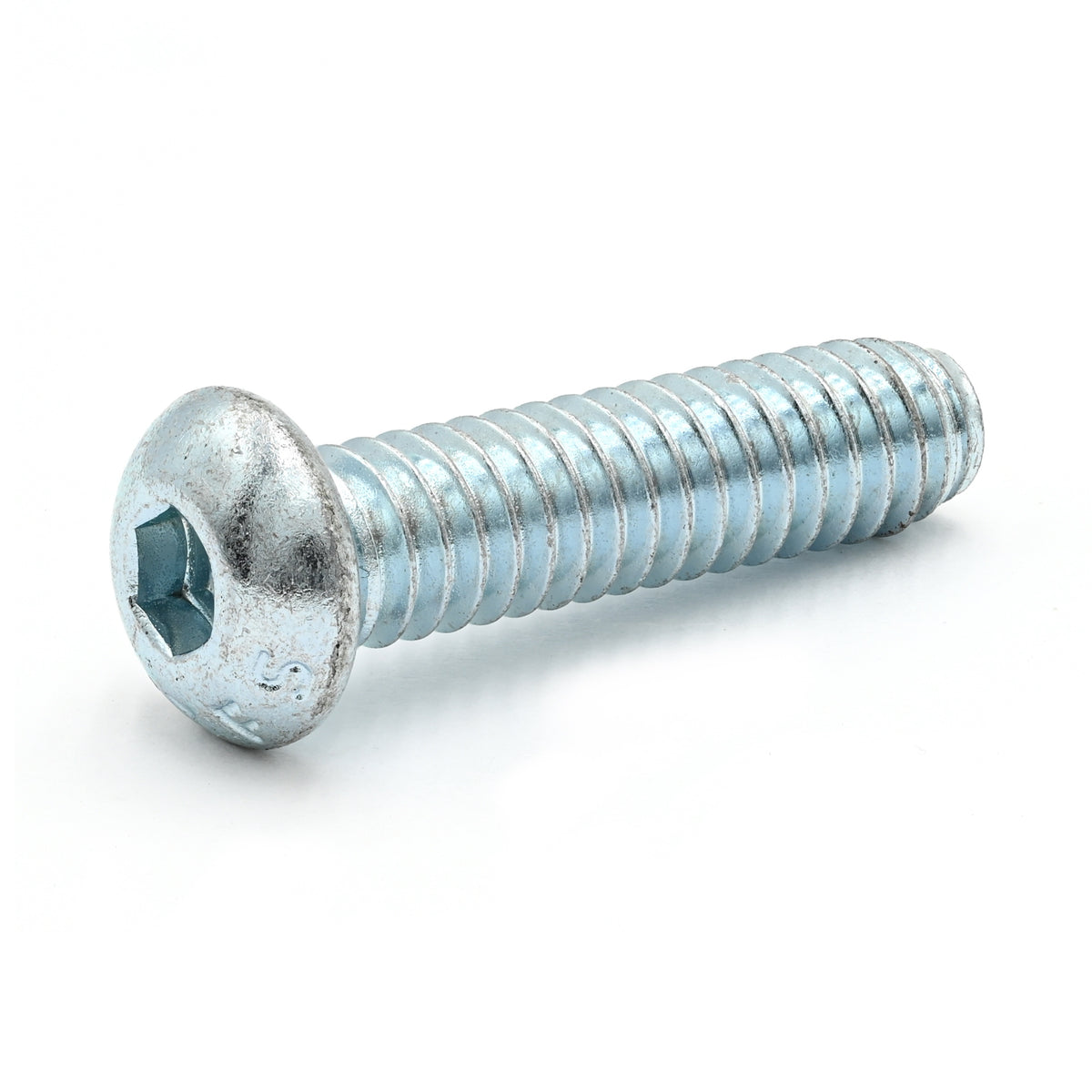 Zinc Plated Button Head Socket Cap Screw — The Fastener Depot